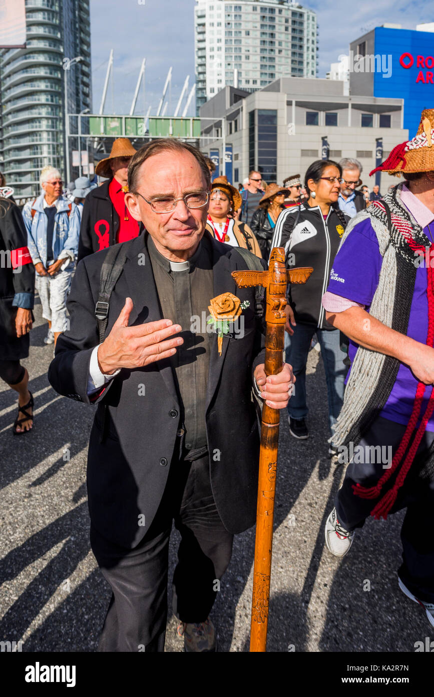 Vancouver, Canada. 24th Sep, 2017. Walk for Reconciliation, Vancouver ...