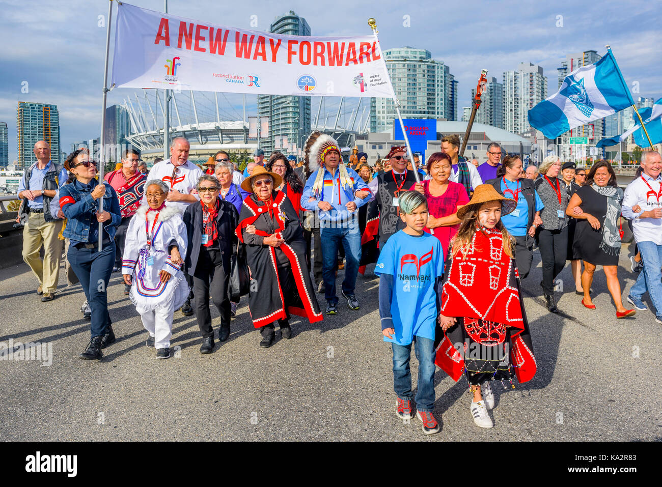 British Columbia Premier, John Horgan at the Walk for Reconciliation ...