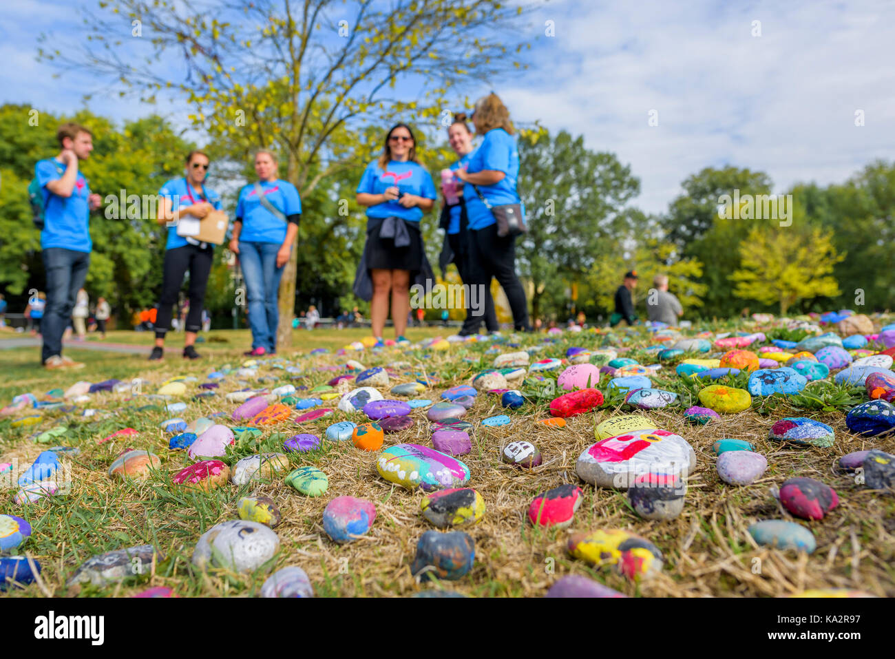 Children's painted rock art project. Walk for Reconciliation, Vancouver ...