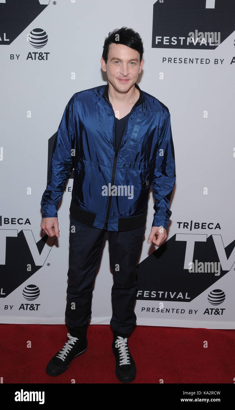 New York, NY, USA. 23rd Sep, 2017. Robin Lord Taylor attends the Gotham ...