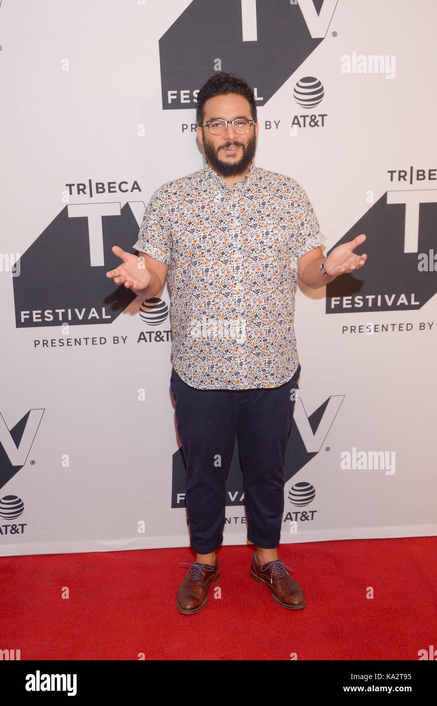 New York, NY, USA. 24th Sep, 2017. Ennis Esmer at the Tribeca TV ...