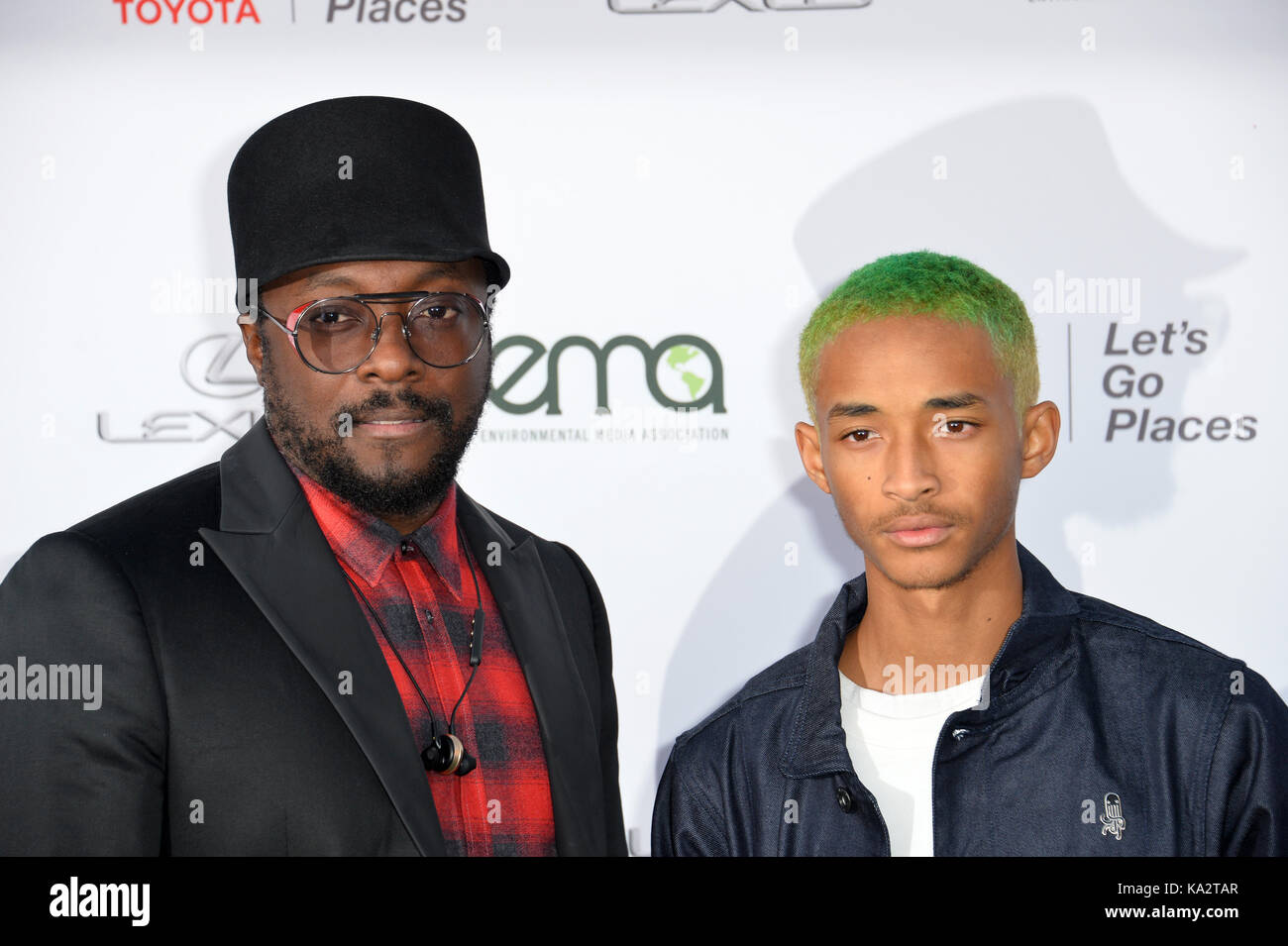 Santa Monica, USA. 23rd Sep, 2017. will.i.am & Jaden Smith at the 27th ...