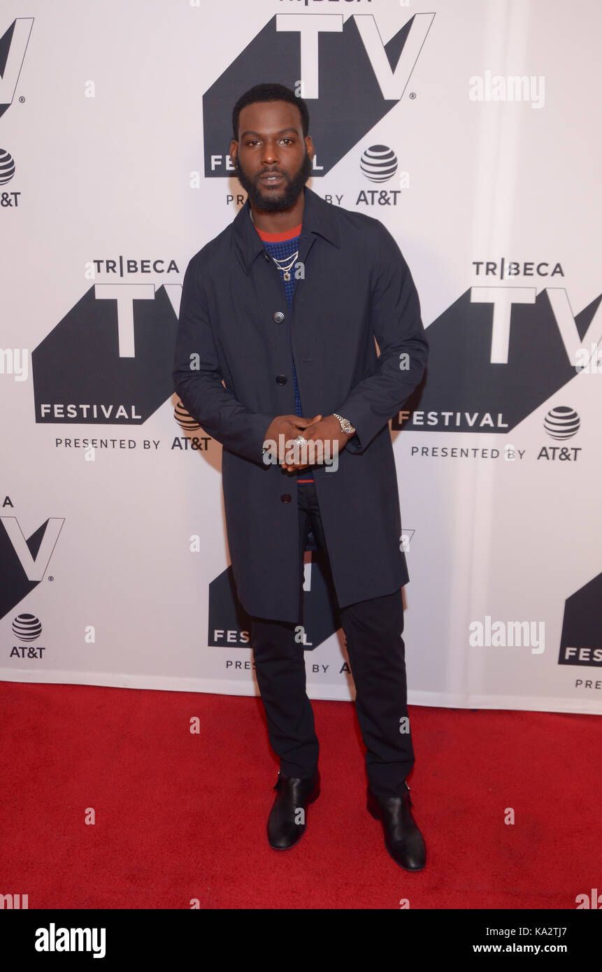 New York, NY, USA. 24th Sep, 2017. Kofi Siriboe at the Tribeca TV ...