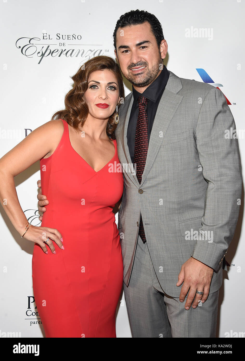 Hollywood, California, USA. 24th Sep, 2017. Adrian Gonzalez arrives for ...