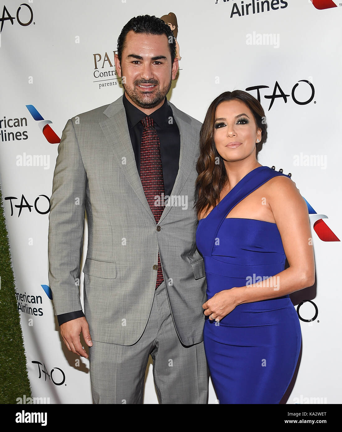 Hollywood, California, USA. 24th Sep, 2017. Adrian Gonzales and Eva ...