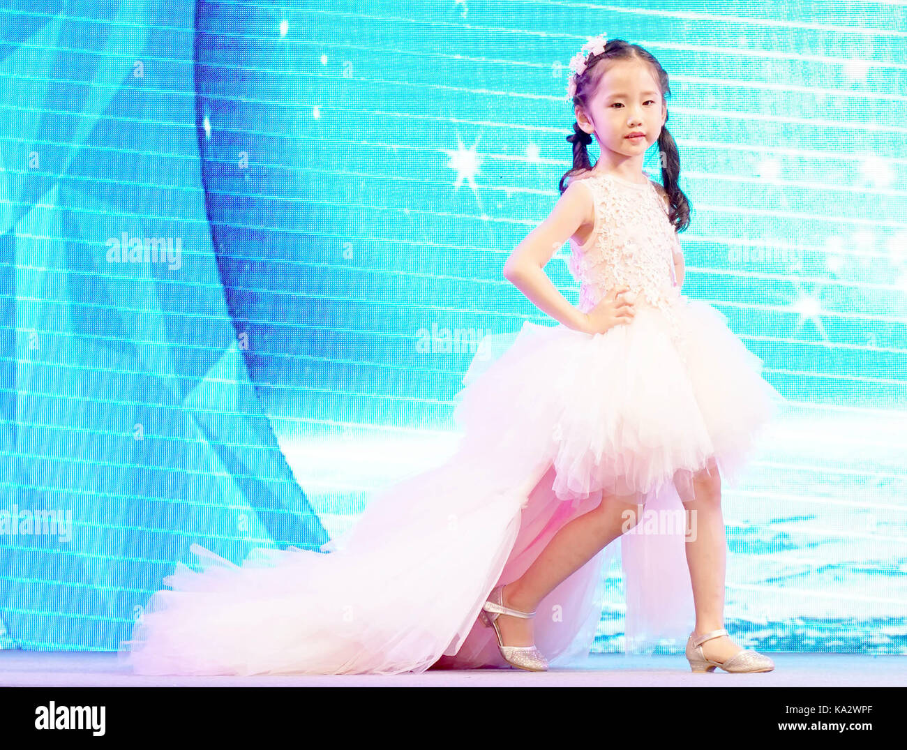 Chongqing, China. 24th Sep, 2017. A contestant competes in the final of ...