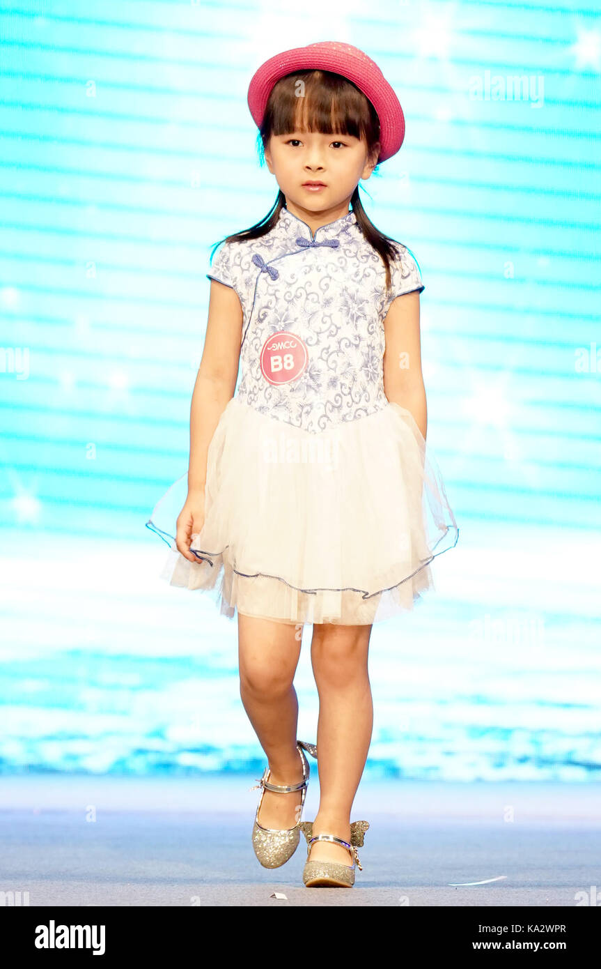 Chongqing, China. 24th Sep, 2017. A contestant competes in the final of ...