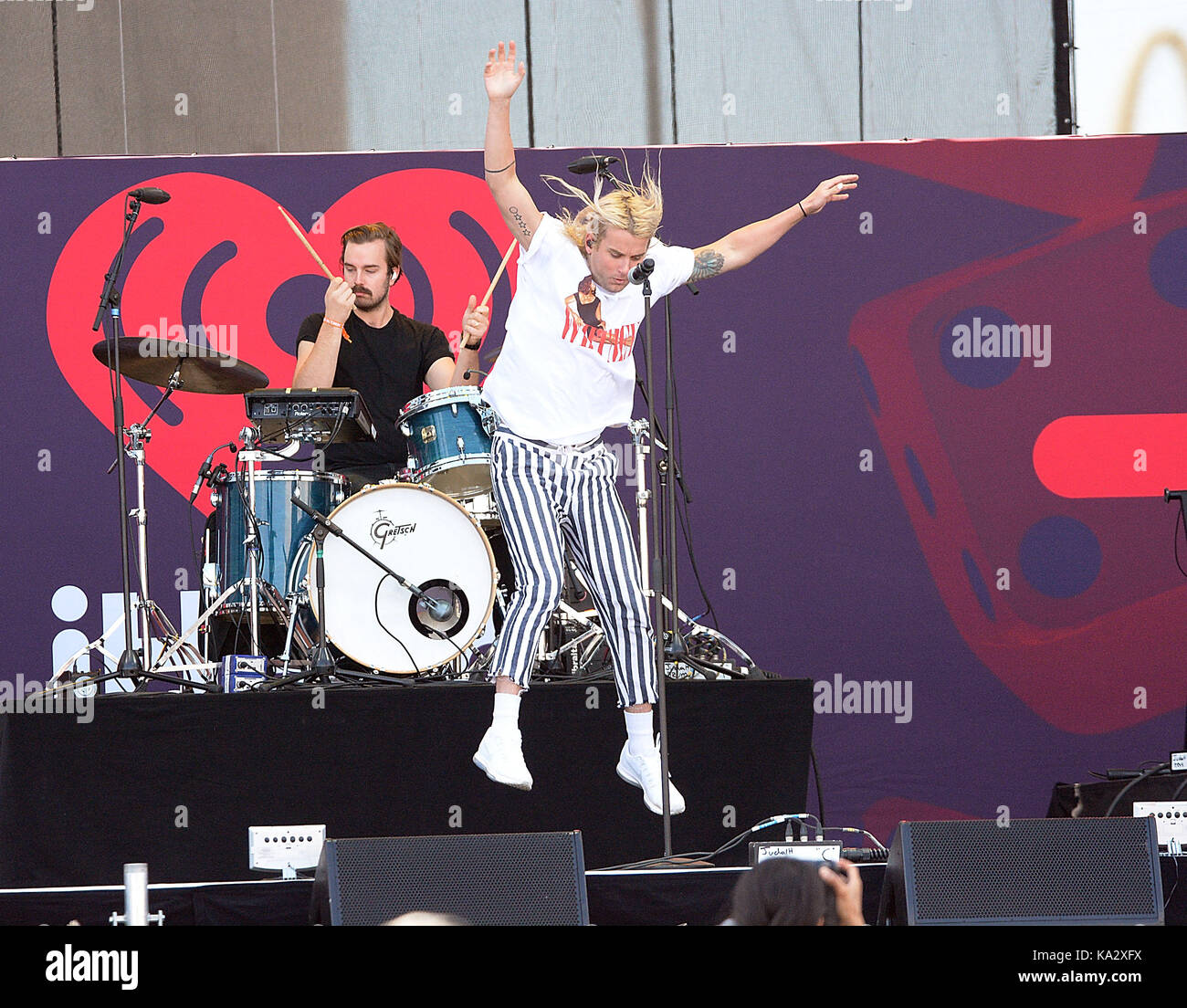 Las Vegas, Nevada, USA. 24th Sep, 2017. Rock band Judah & The Lion ...