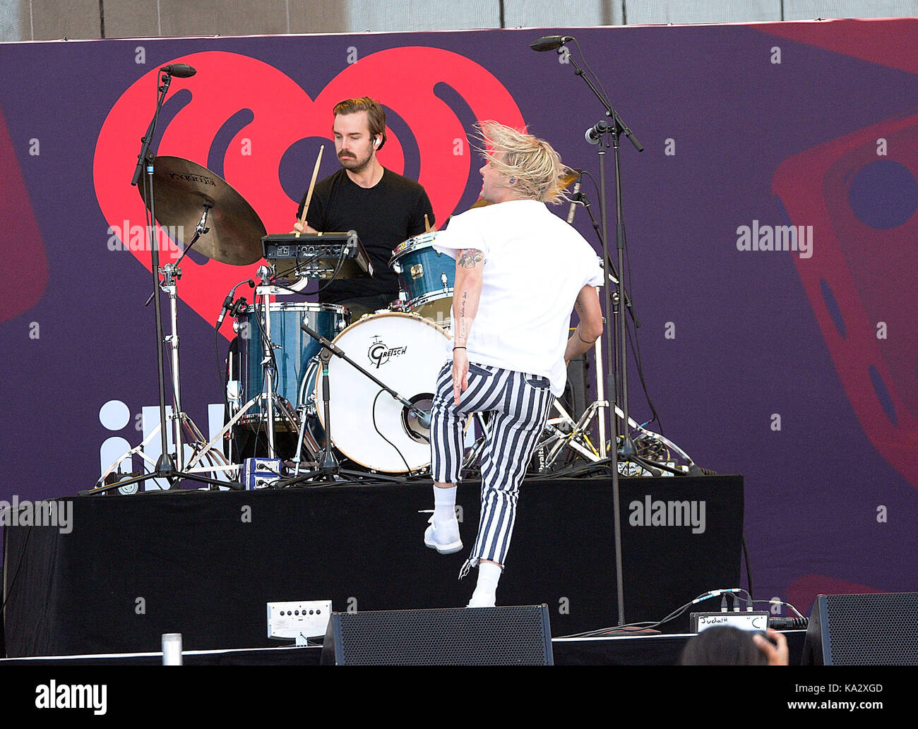 Las Vegas, Nevada, USA. 24th Sep, 2017. Rock band Judah & The Lion ...