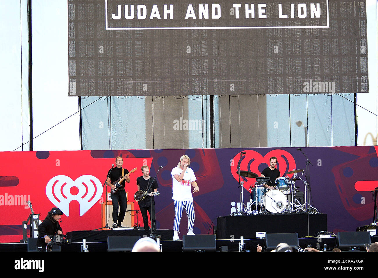 Las Vegas, Nevada, USA. 24th Sep, 2017. Rock band Judah & The Lion ...