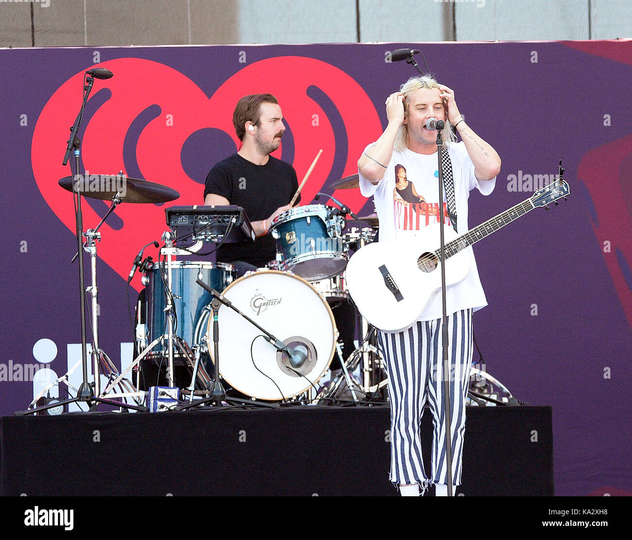 Las Vegas, Nevada, USA. 24th Sep, 2017. Rock band Judah & The Lion ...