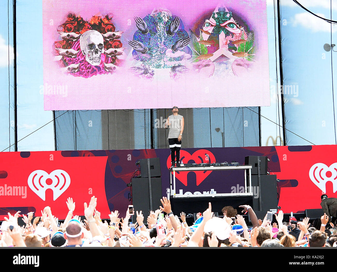 Las Vegas, Nevada, USA. 24th Sep, 2017. Cheat Codes perform during the ...