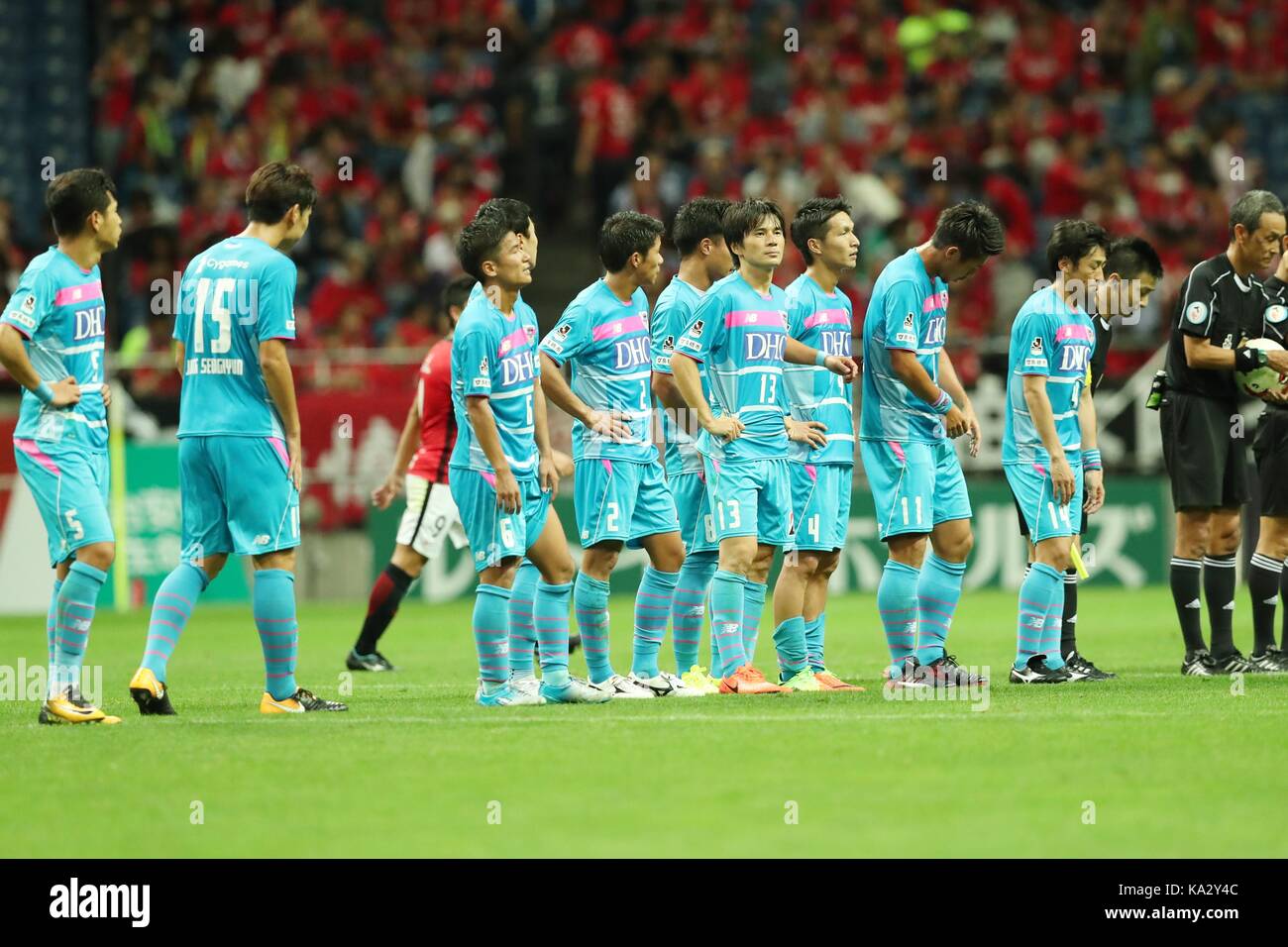 Saitama, Japan. 23rd Sep, 2017. Sagan Tosu team group Football/Soccer ...
