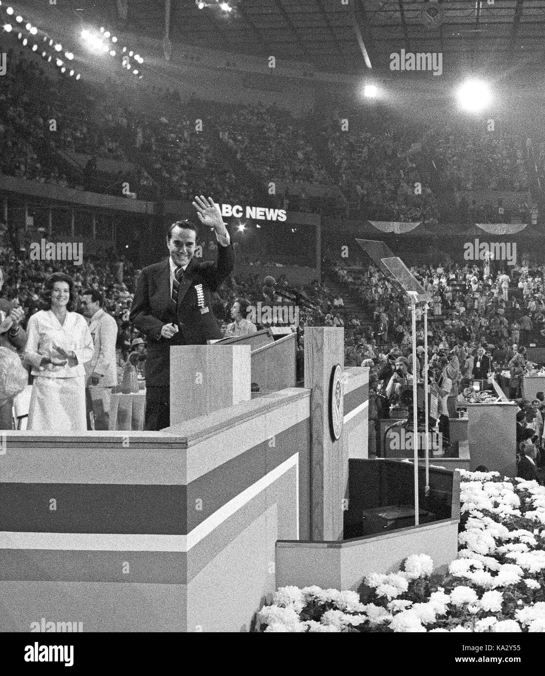 Gerald ford podium Black and White Stock Photos & Images - Alamy