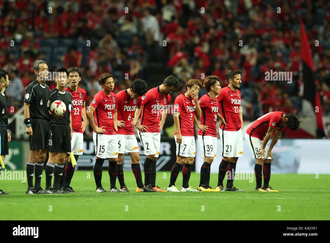 Saitama, Japan. 23rd Sep, 2017. Urawa Reds team group Football/Soccer ...