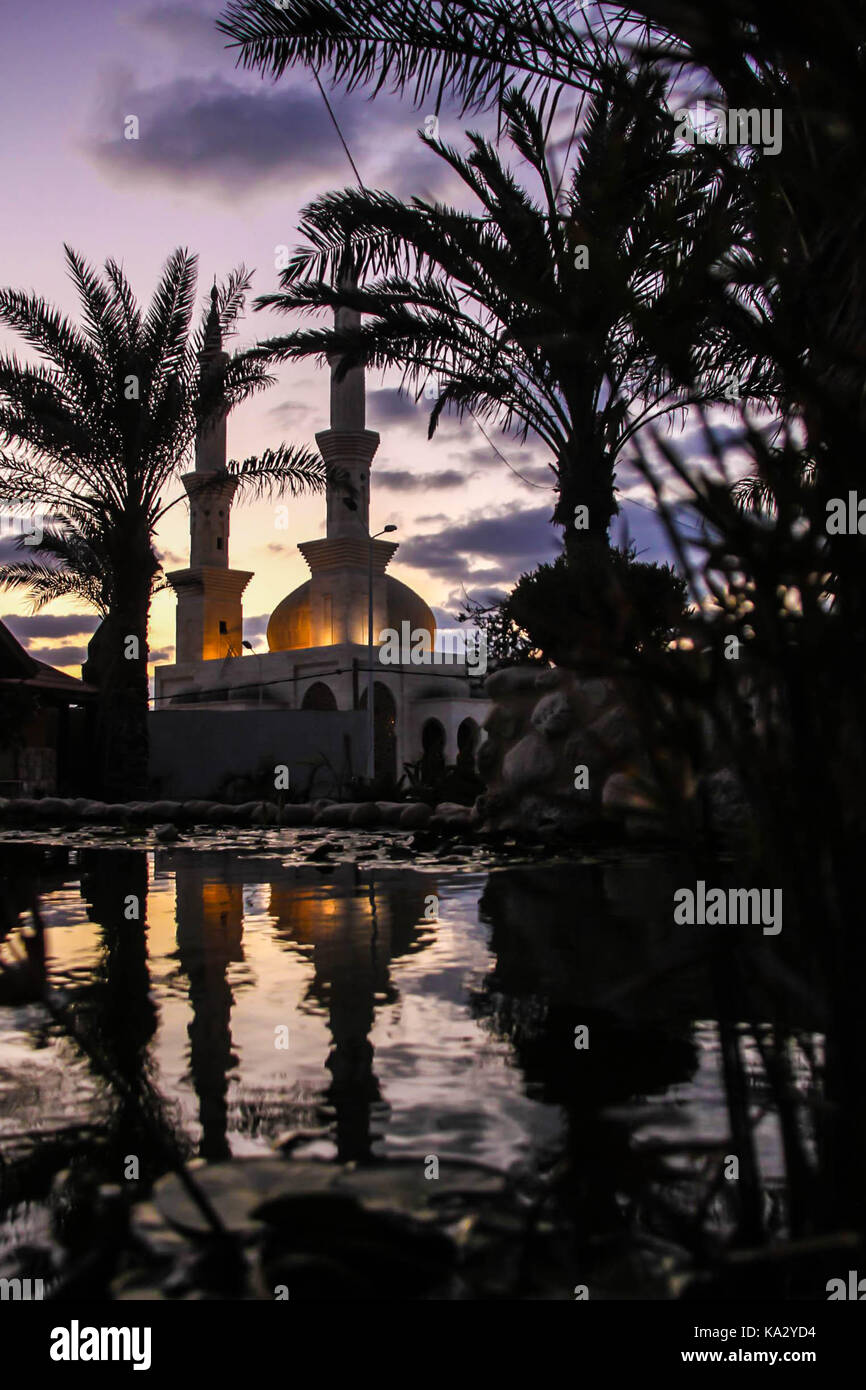 Gaza City, The Gaza Strip, Palestine. 24th Sep, 2017. Khalidi Mosque ...