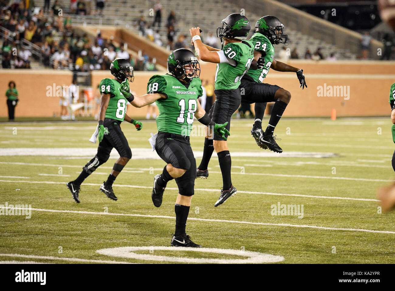 September 23, 2017: .North Texas Mean Green running back Loren Easly ...