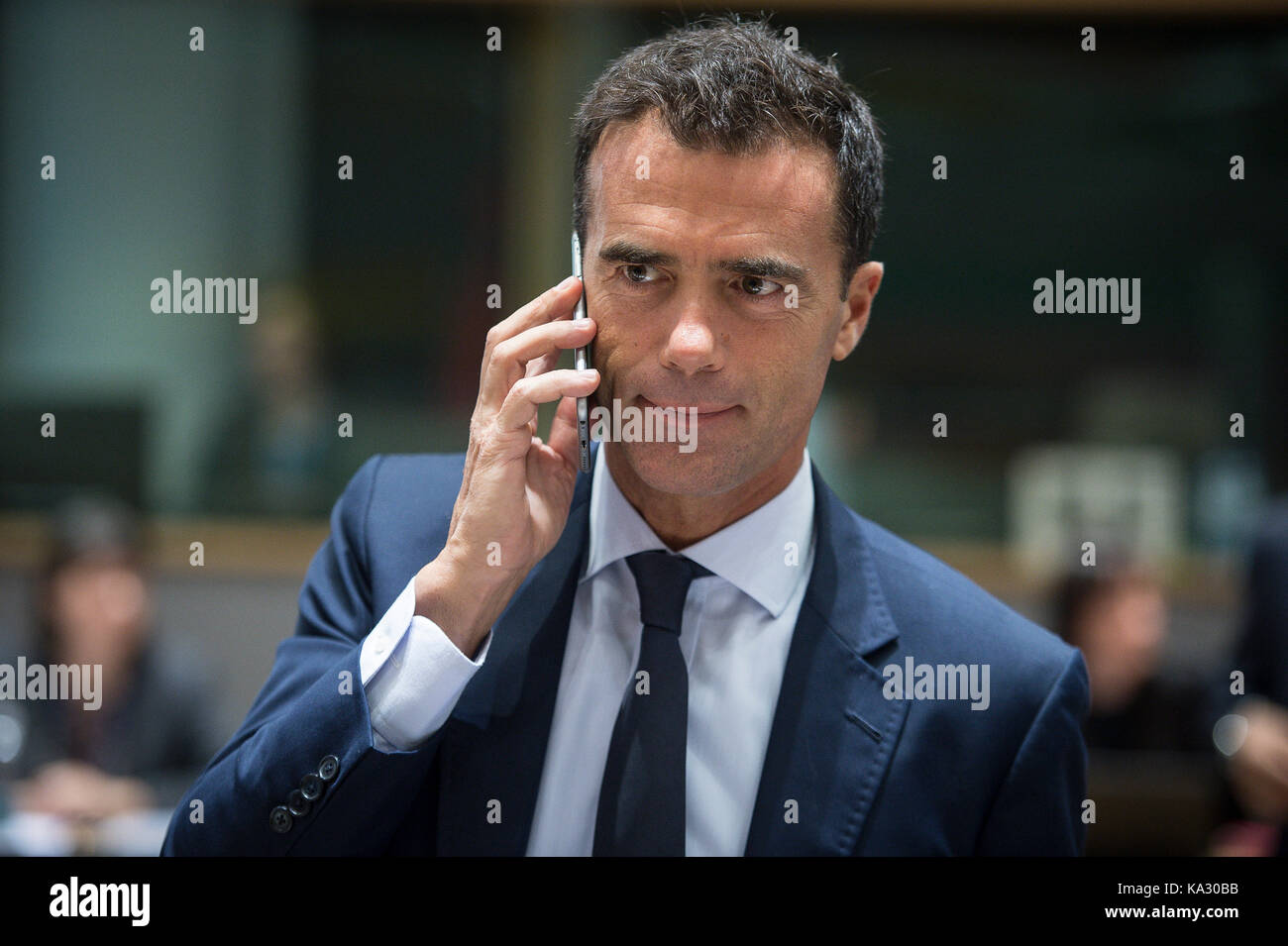 Brussels, Belgium. 25th Sep, 2017. Mr Sandro GOZI, Italian State ...