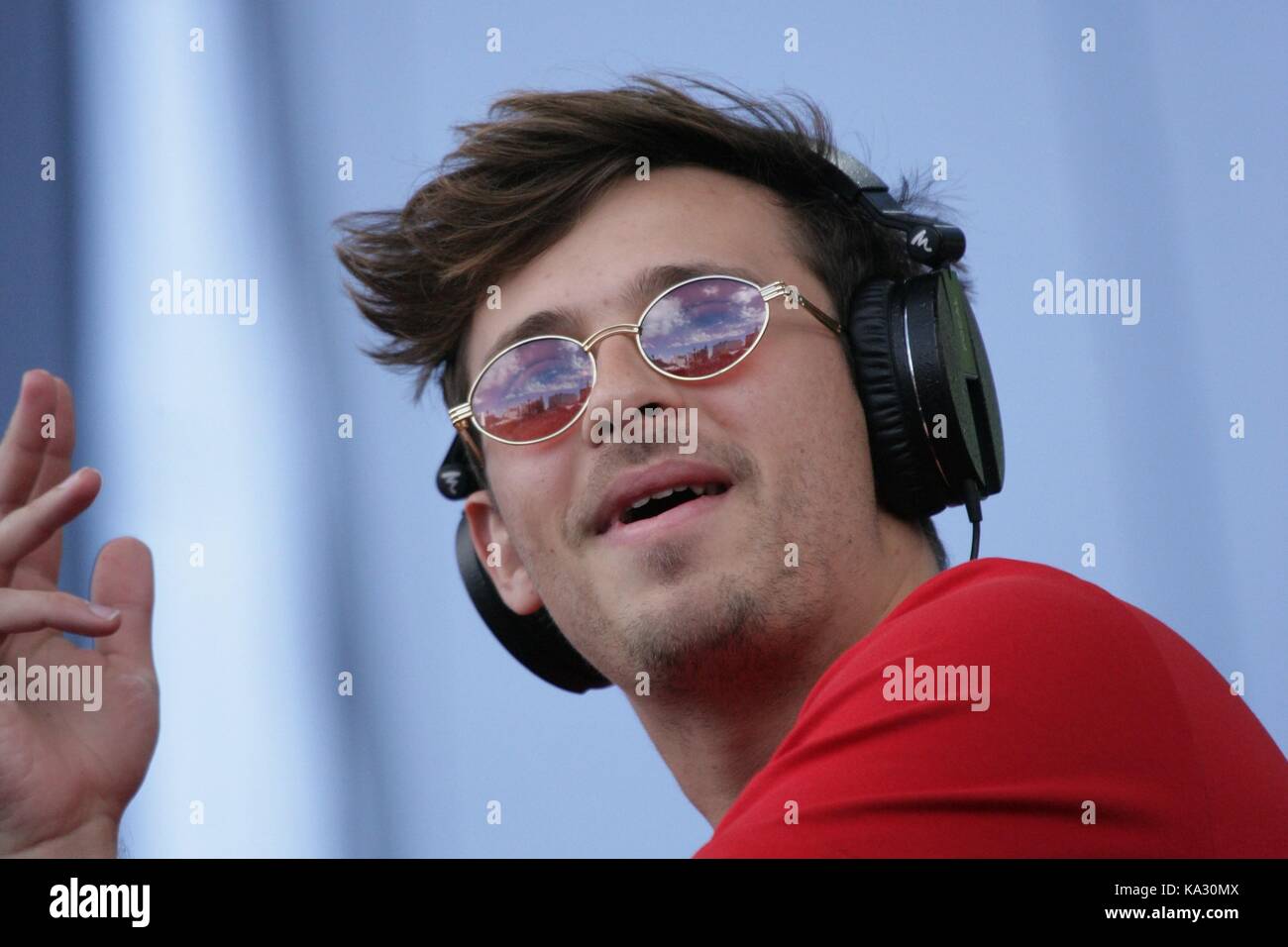 Flume on stage for iHeartRadio Music Festival and Daytime Village - SAT ...