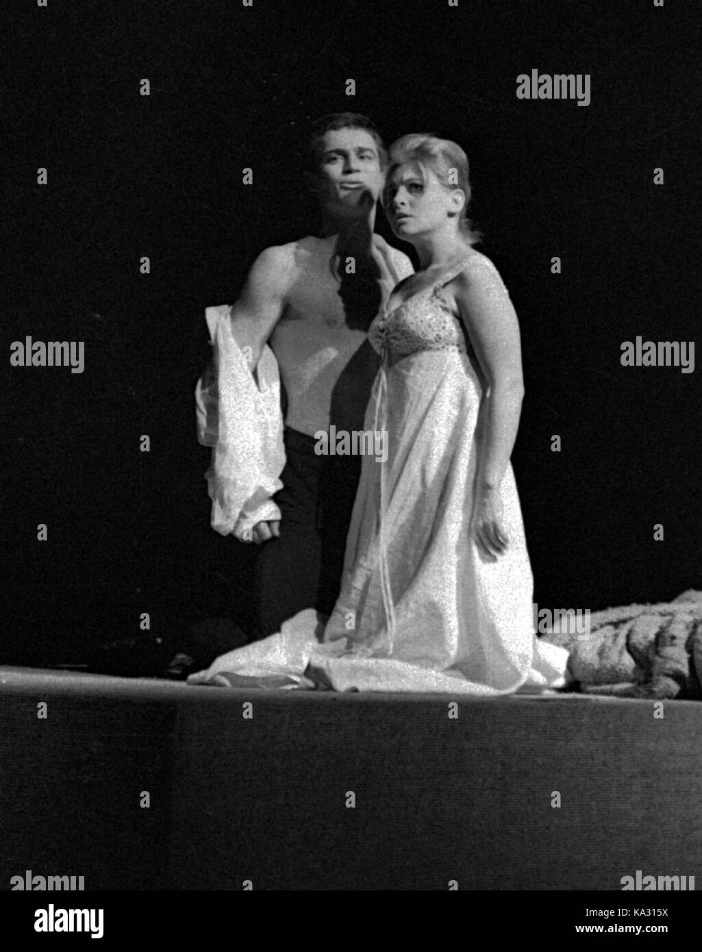 Actors Marie Tomasova, right, and Jiri Triska perform in William ...