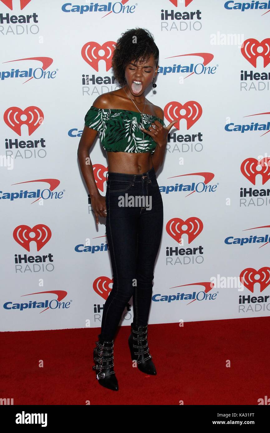 Ashleigh Murray on stage for iHeartRadio Music Festival and Daytime ...