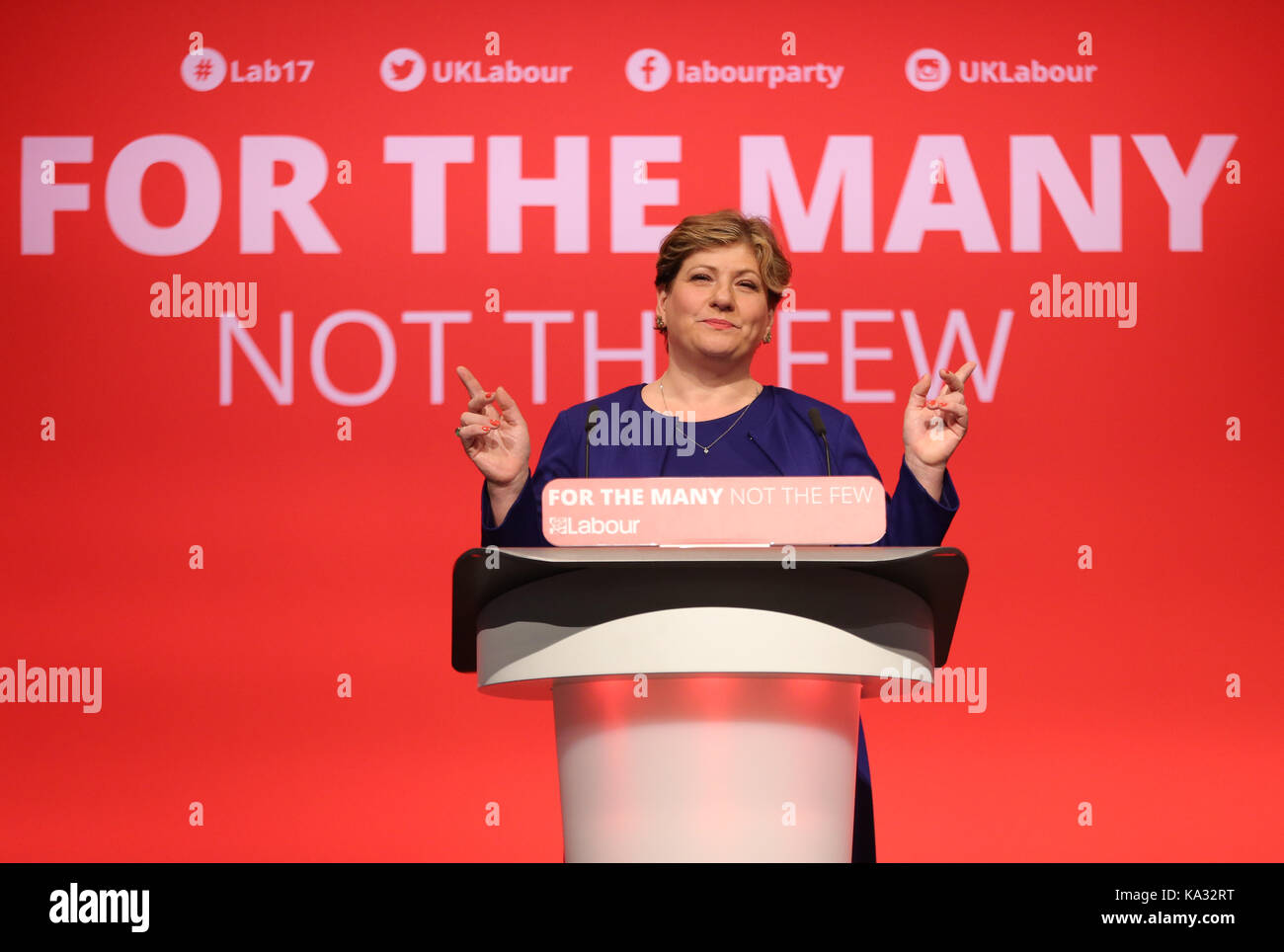 Emily Thornberry Mp Shadow Foreign Secretary Labour Party Conference ...