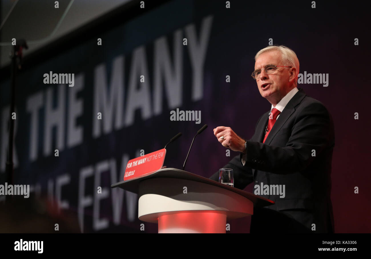 John Mcdonnell Mp Shadow Chancellor Of The Exchequer Labour Party ...