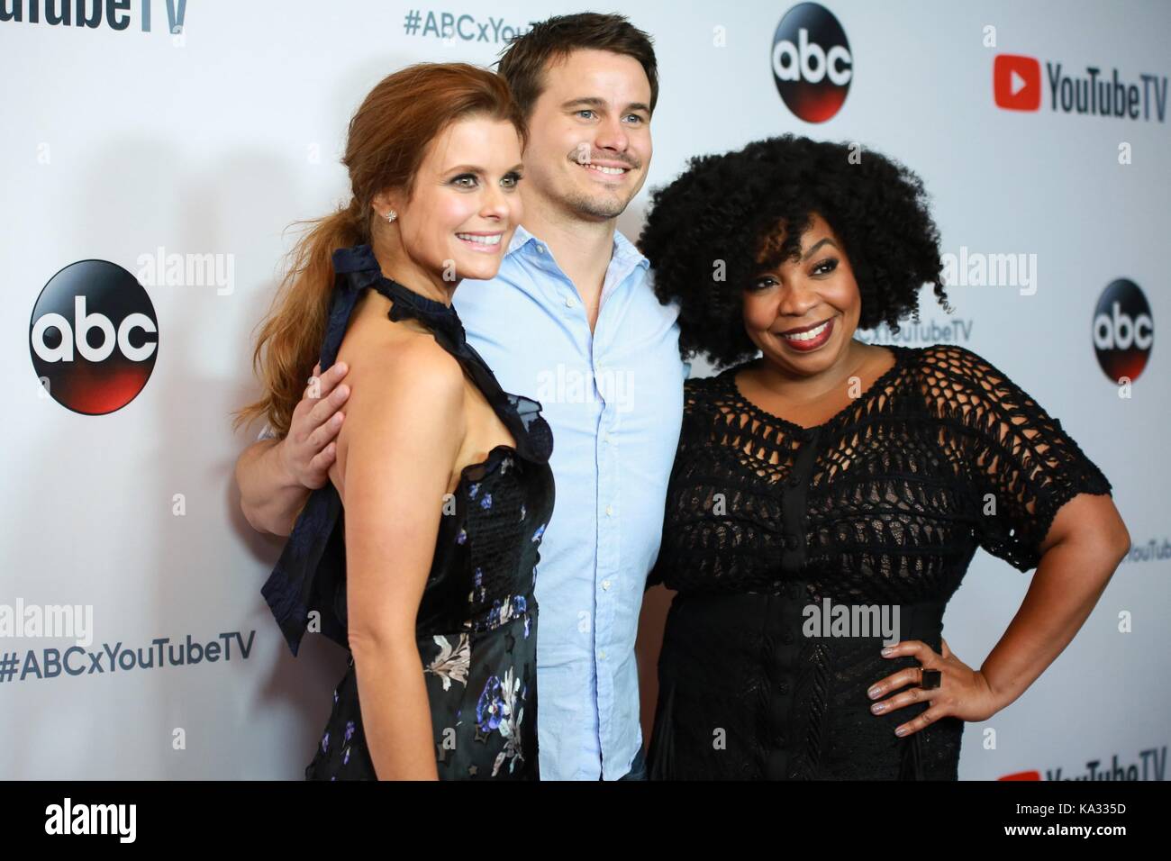 New York, NY, USA. 23rd Sep, 2017. Joanna Garcia Swisher, Jason Ritter ...