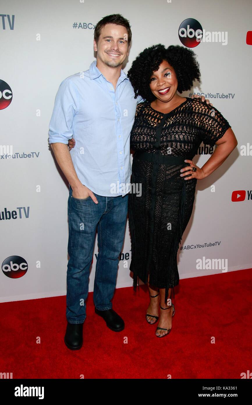 New York, NY, USA. 23rd Sep, 2017. Jason Ritter, Yvette Nicole Brown at ...