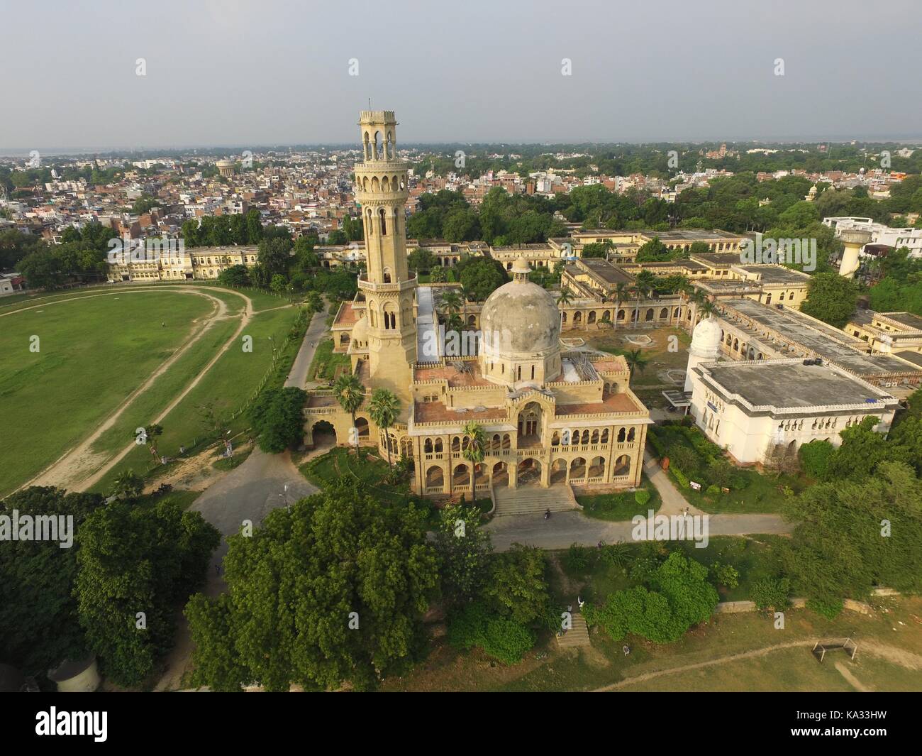 Allahabad, Uttar Pradesh, India. 25th Sep, 2017. Allahabad: An areal ...