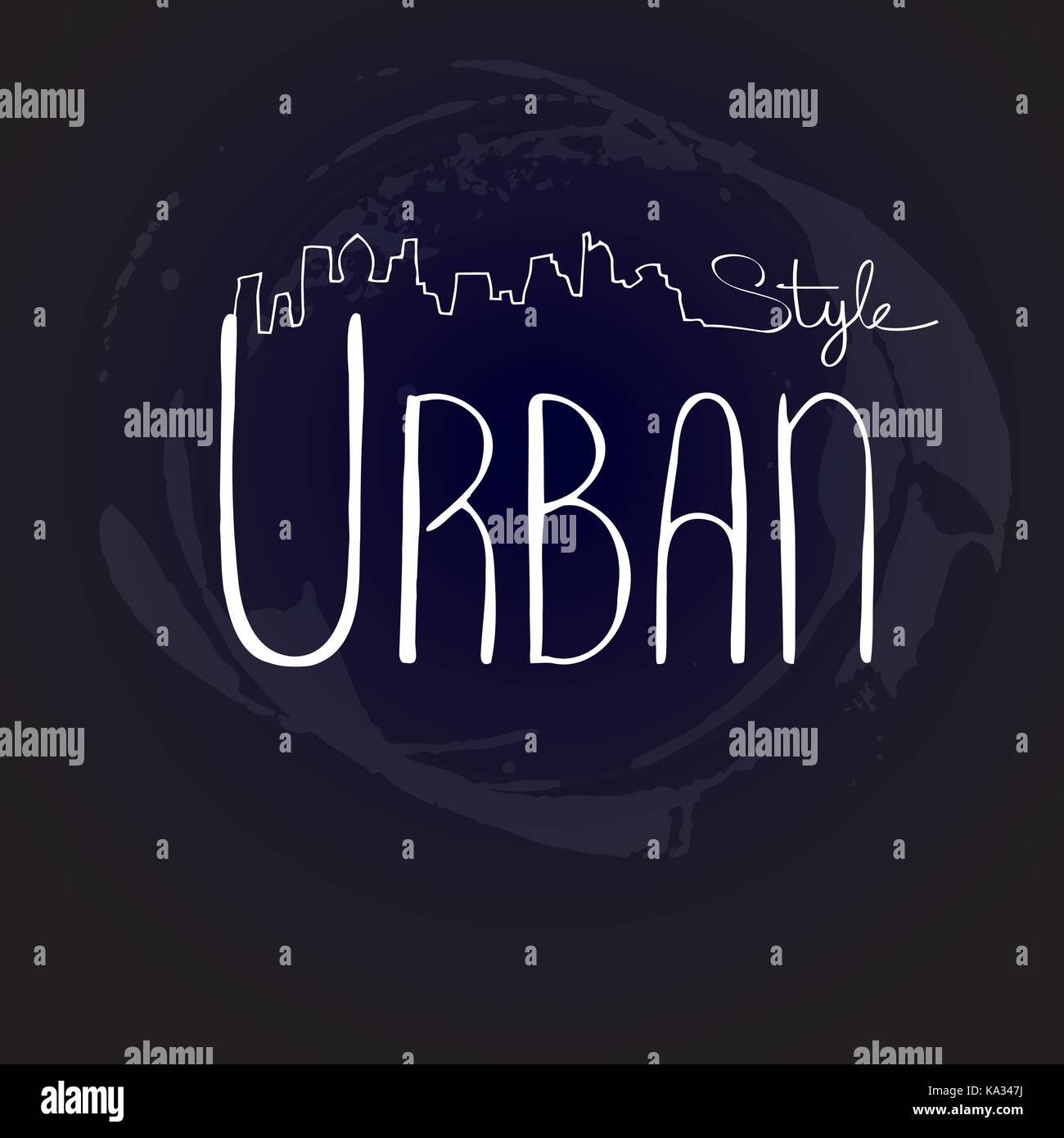 Urban word, vector background illustration Stock Vector Image & Art - Alamy