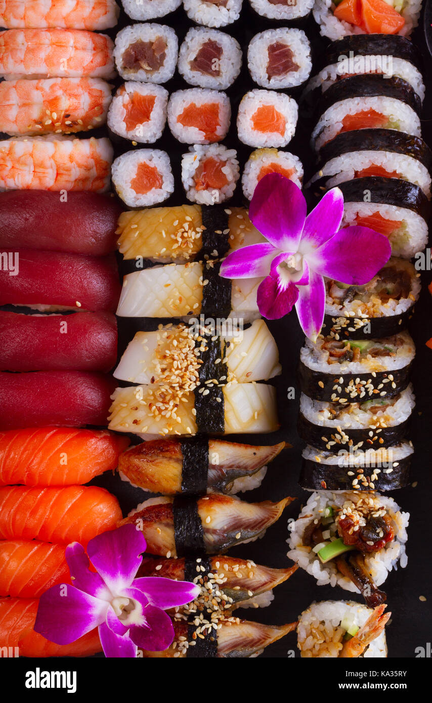 Japanese sushi dish Stock Photo - Alamy
