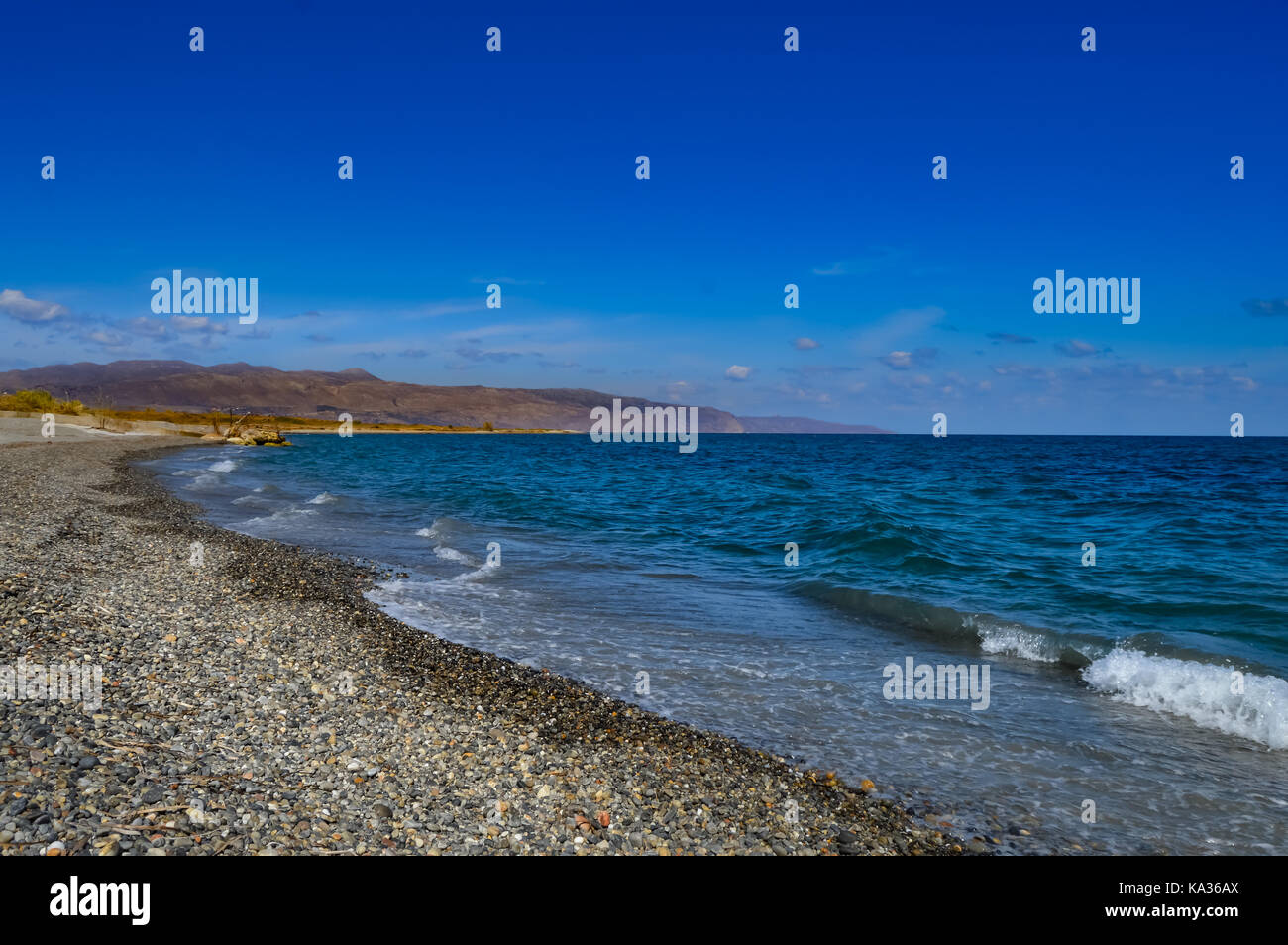 Maleme beach crete hi-res stock photography and images - Alamy
