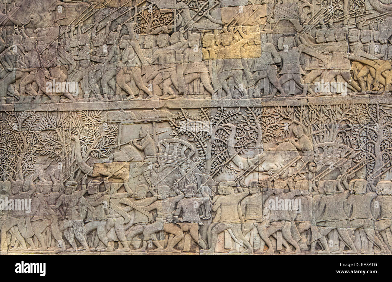 Angkor wat relief ramayana hi-res stock photography and images - Alamy