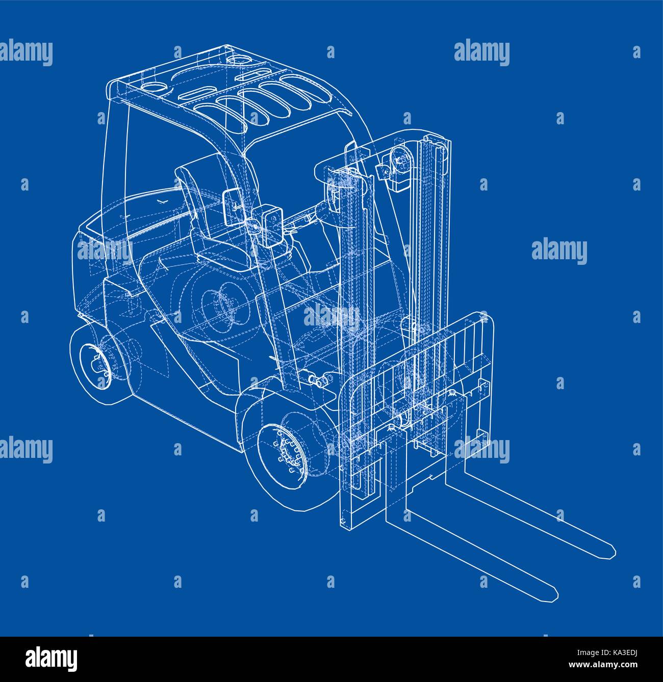Forklift concept. Vector Stock Vector Image & Art - Alamy