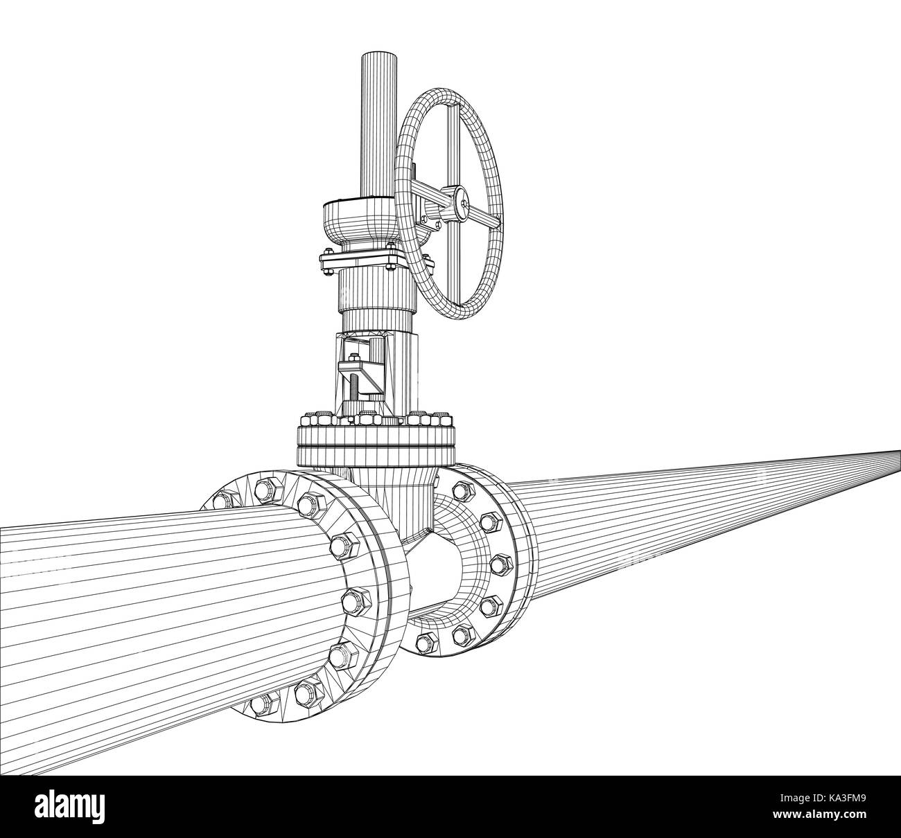 Transparent technology 3d rendering Stock Vector Images - Alamy