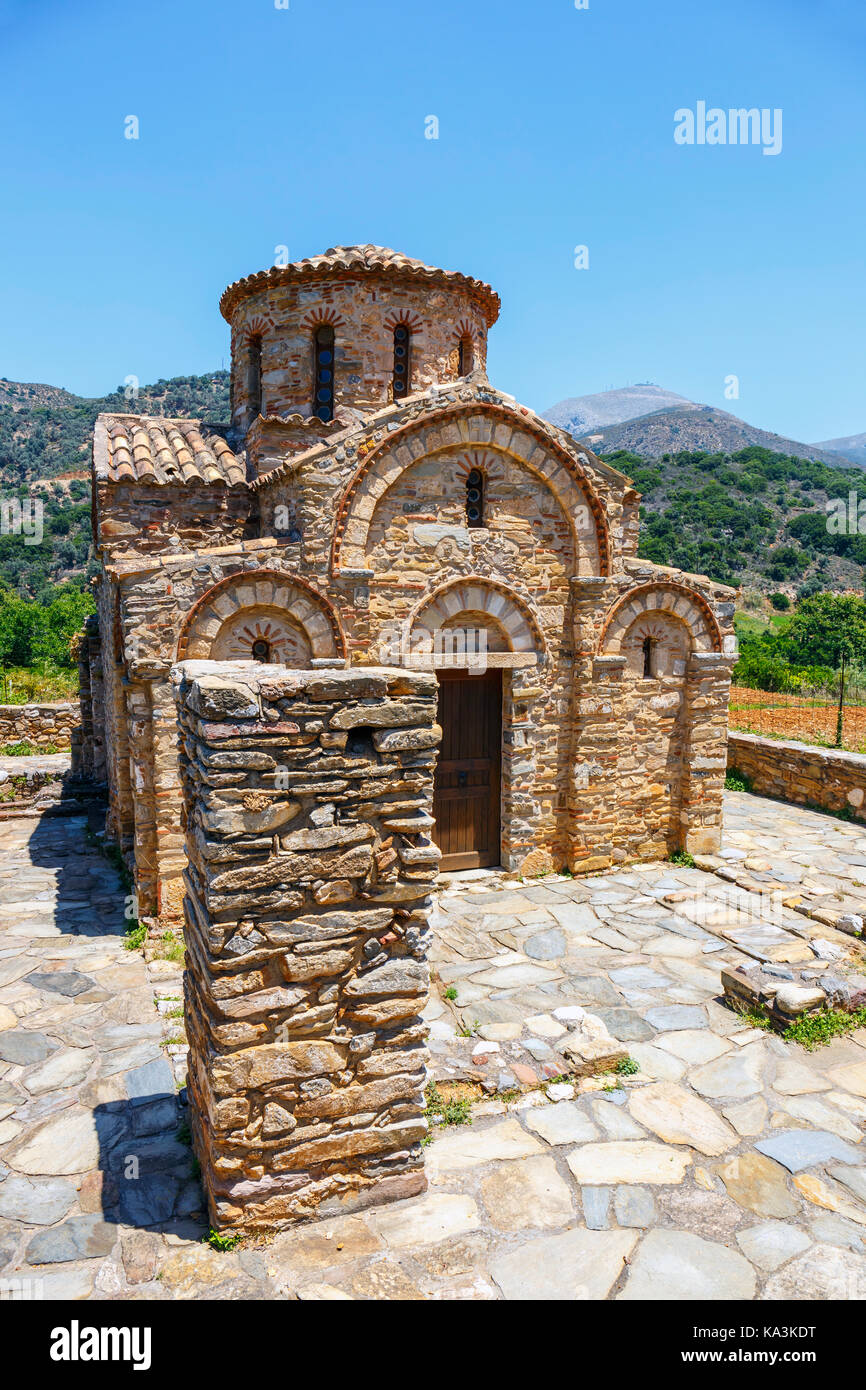 Byzantine church in Fodele, Crete, Greece. the El Greco's birthplace ...