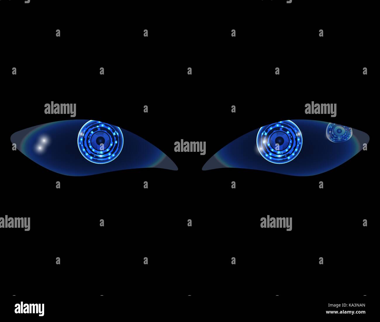 Technological future hud interface Stock Vector Images - Alamy