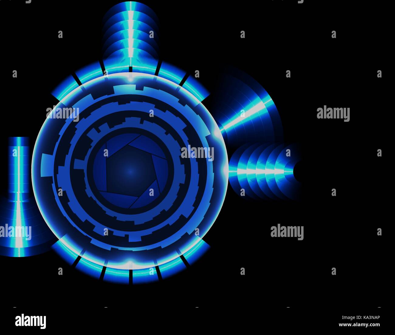 Technological future hud interface Stock Vector Images - Alamy