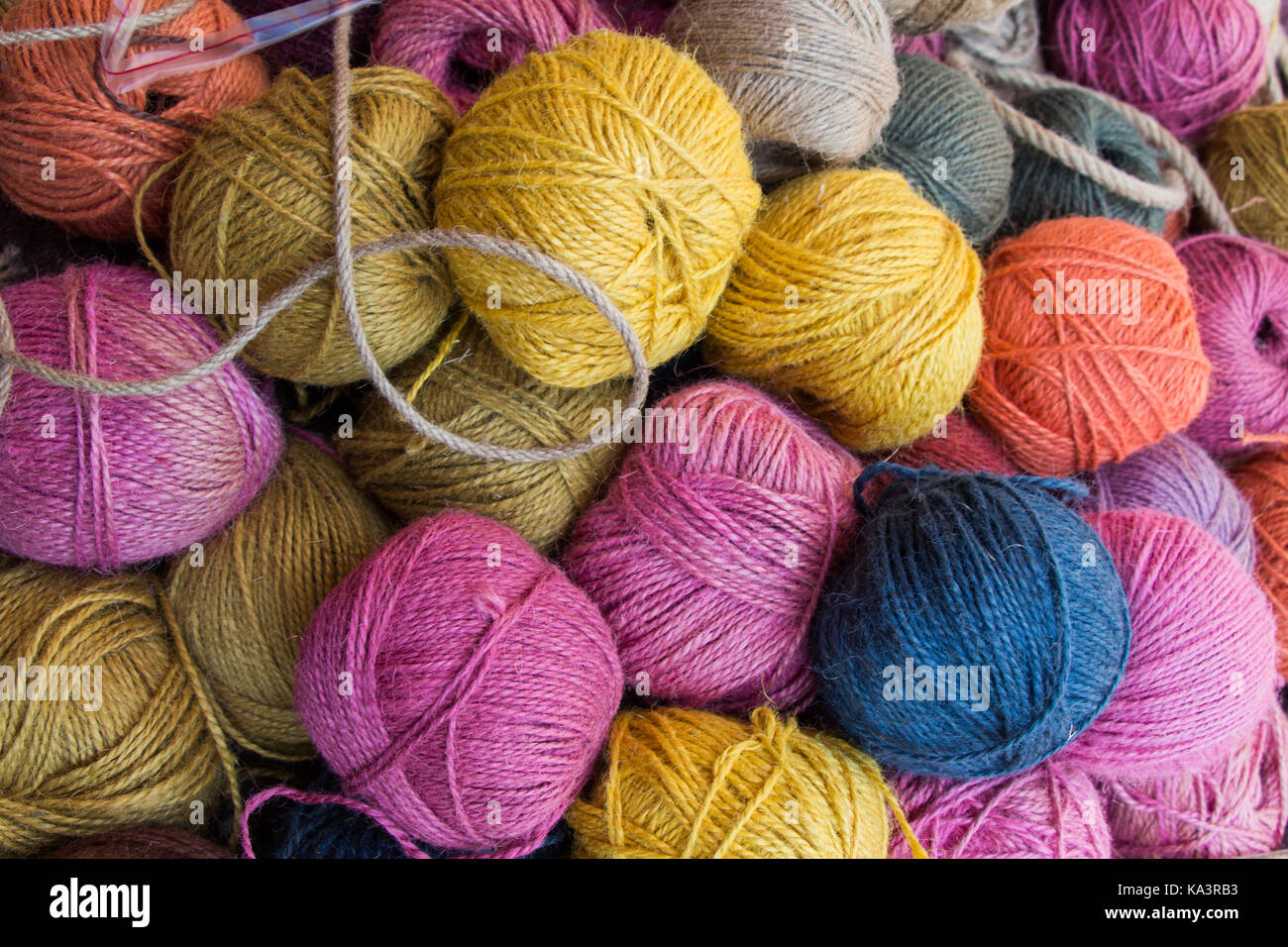 Set or rolls of colotful thread Stock Photo - Alamy
