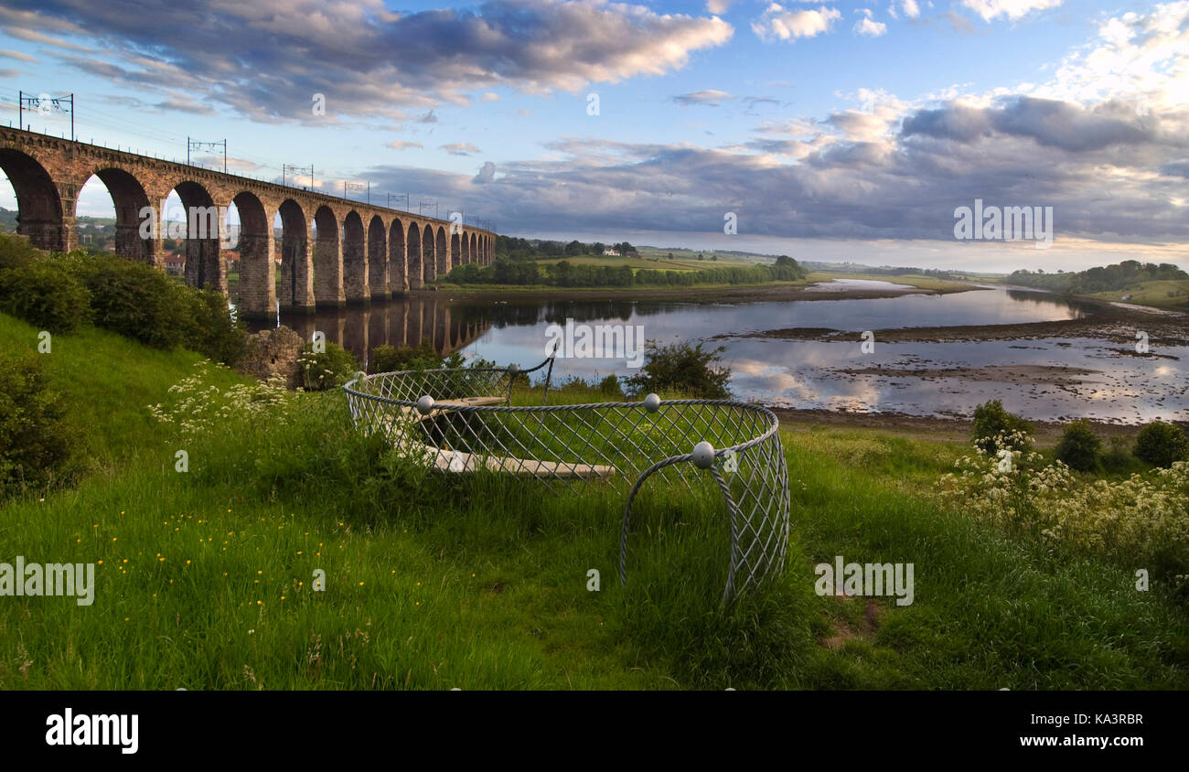 The Royal Border Bridge, Berwick upon Tweed, England's most northerly ...