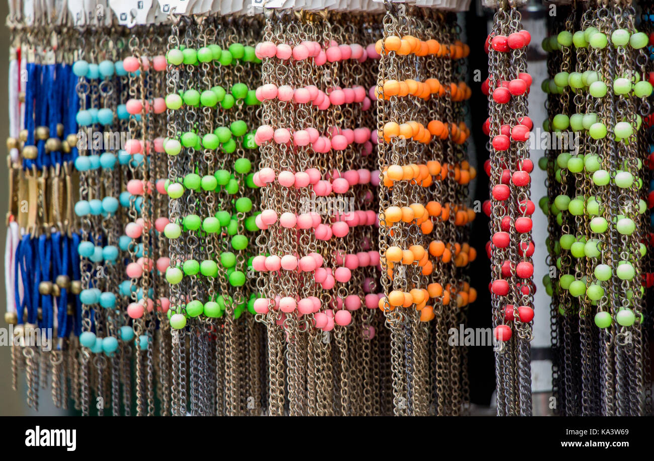 Colorful beads of various color Stock Photo - Alamy