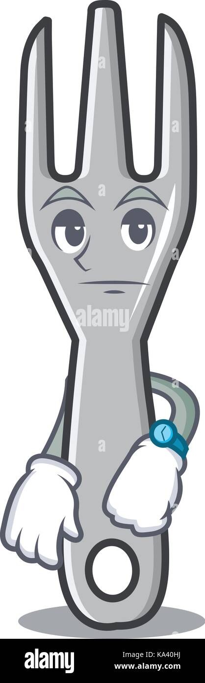 Waiting fork character cartoon style Stock Vector Image & Art - Alamy