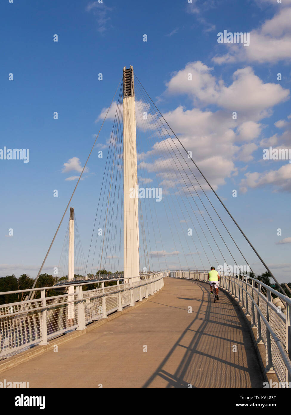 Pedestrian suspension bridge design hi-res stock photography and images ...