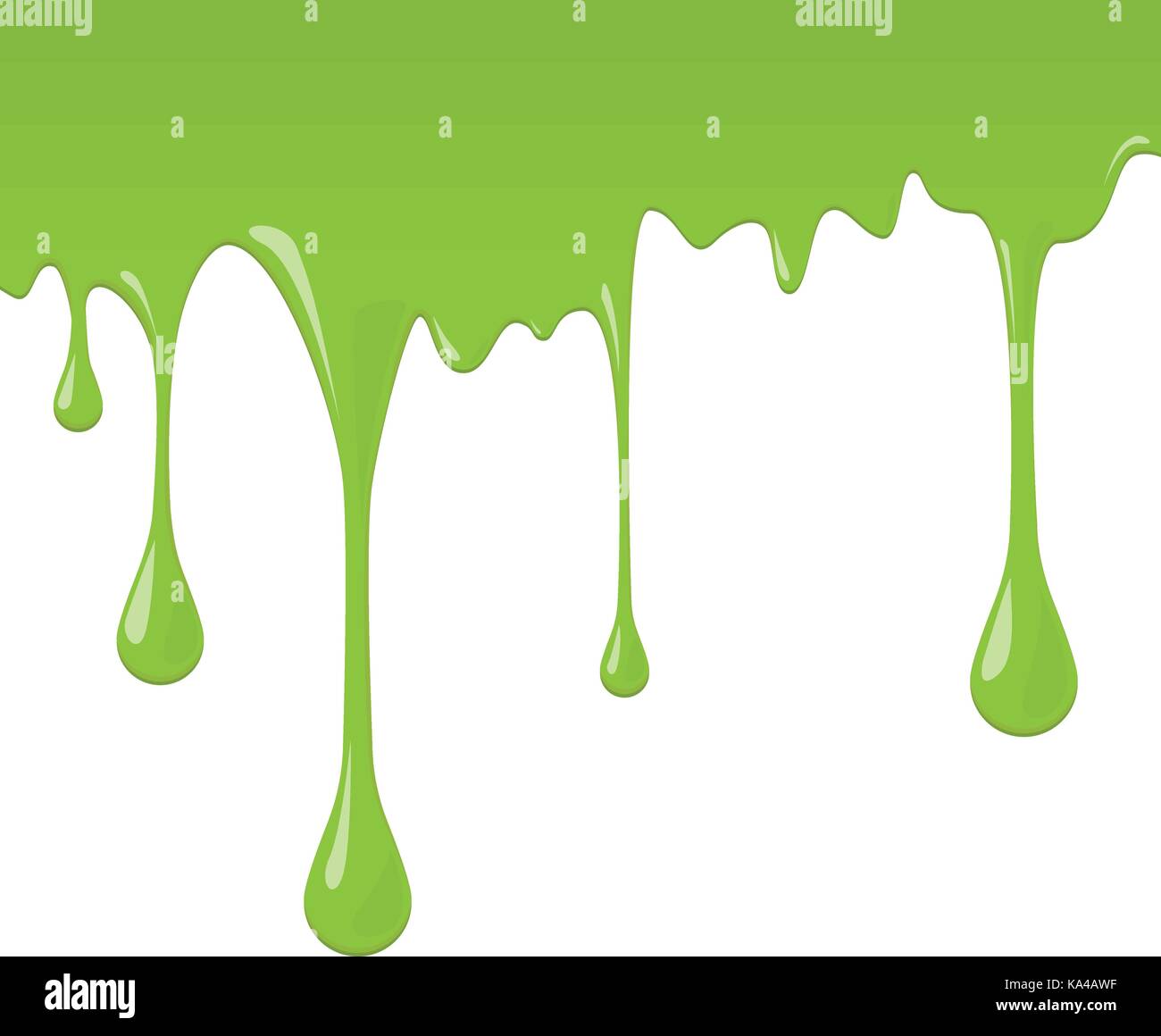 green dripping paint, syrup, sauce vector Stock Vector Image & Art - Alamy