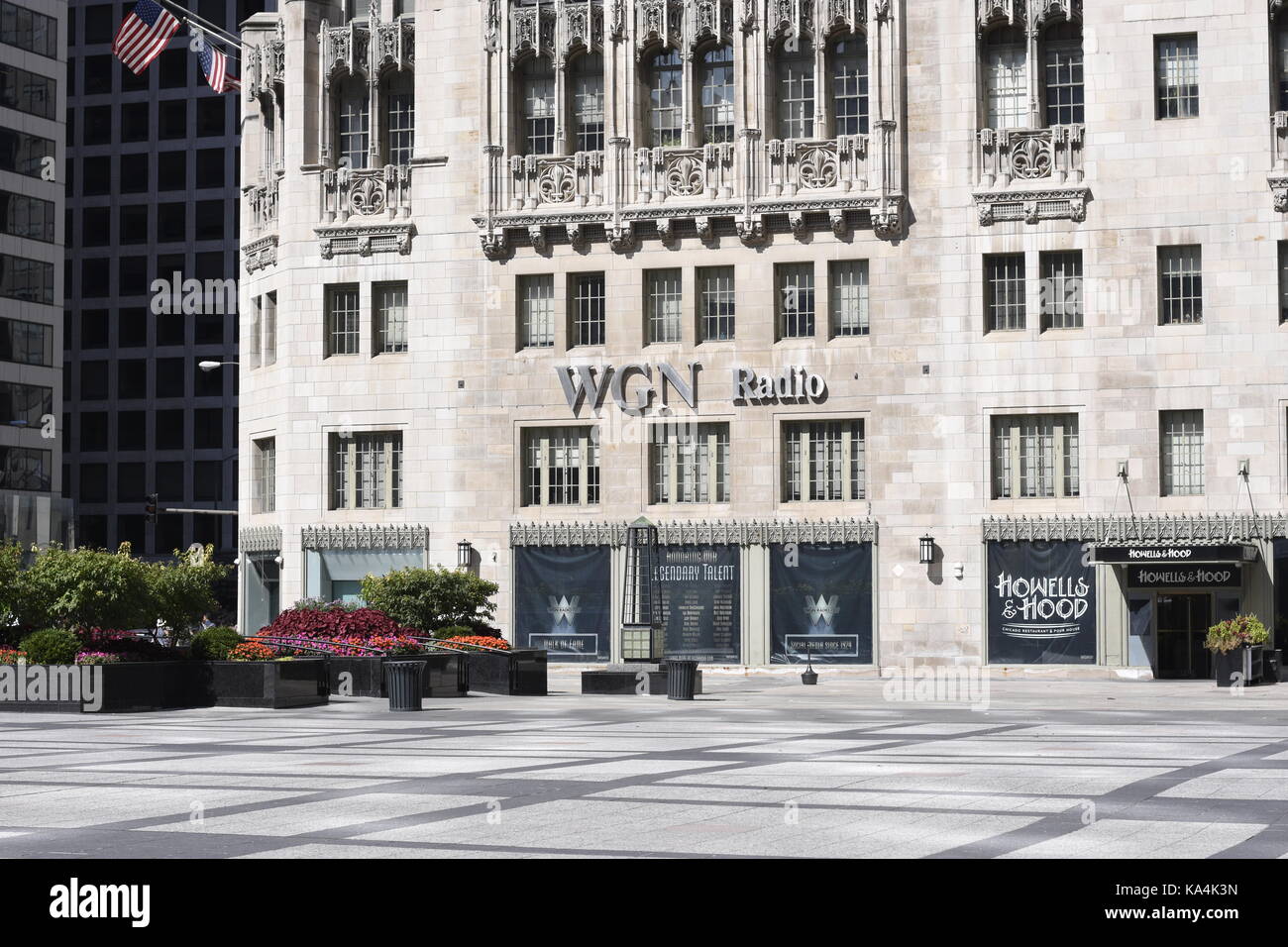 WGN Building in Chicago Stock Photo - Alamy