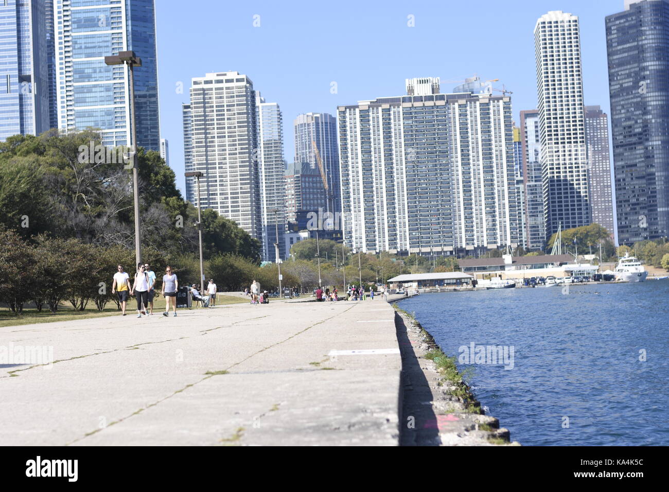 WGN Building in Chicago Stock Photo - Alamy