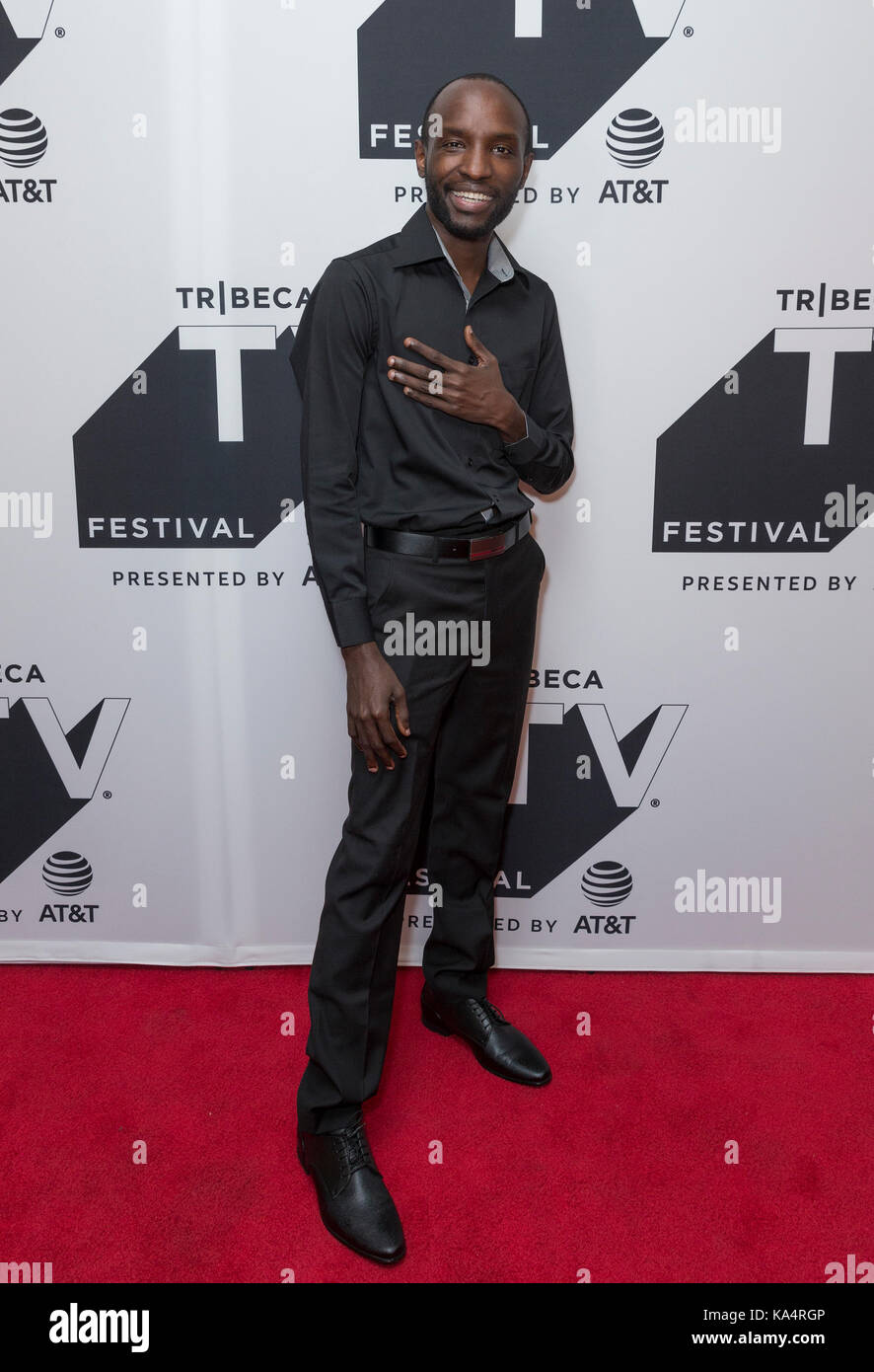 New York, United States. 24th Sep, 2017. Joseph Opio attends ...