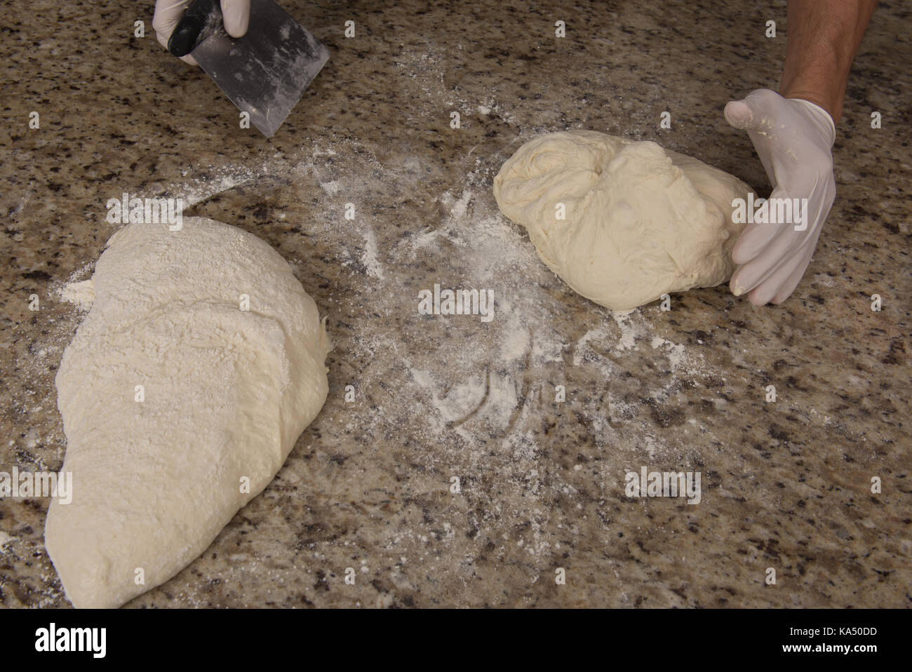 Baker making bread hi-res stock photography and images - Alamy