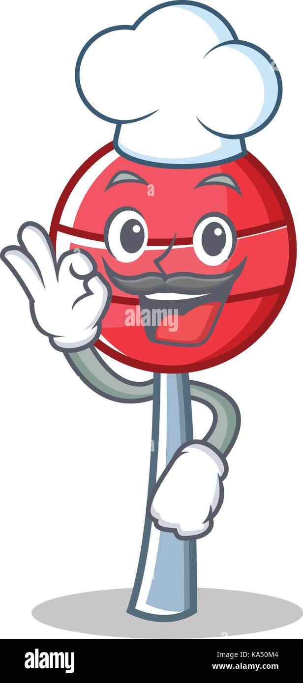 Chef sweet lollipop character cartoon Stock Vector Image & Art - Alamy